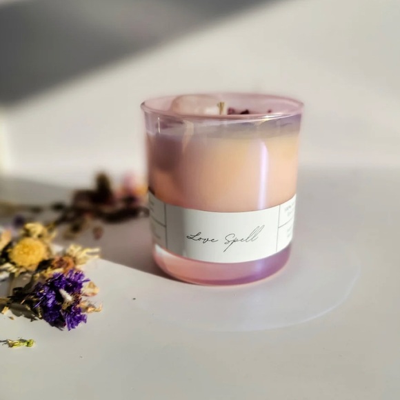 Alchinmecandleco | Accents | Luxury Love Spell Crystal Candle | Poshmark